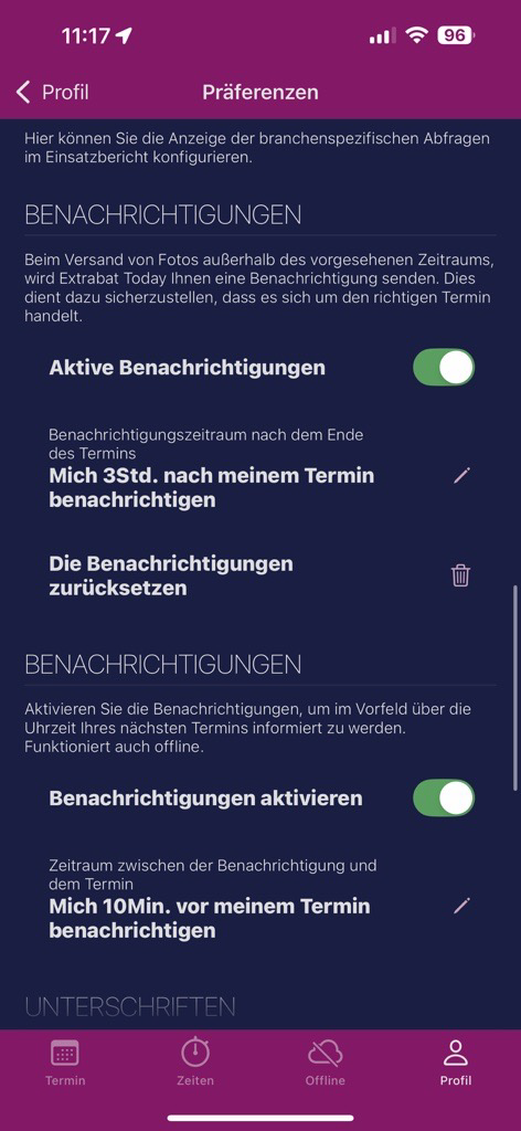 Wie richte ich Benachrichtigungen auf meinem Mobilgerät ein? – Extrabat ...